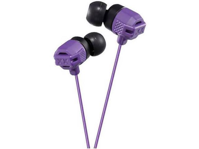 JVC Violet HAFX102V XX Xtreme Bass Earbuds, Violet - Newegg.com