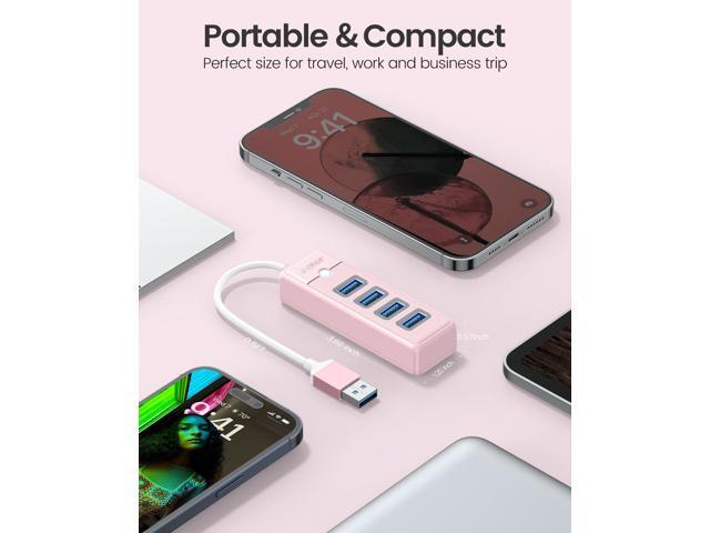 4-Port USB HUB 3.0, ORICO USB Splitter for Laptop with 0.5ft Cable ...