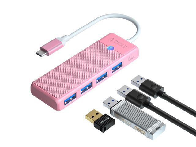 ORICO Type C to 4-Port USB 3.0 Hub, Ultra-Slim Data USB Hub with 0.98ft ...