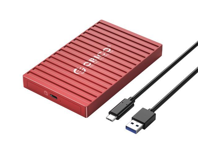 ORICO 2.5 inch Hard Drive Enclosure, USB C to SATAIII 5Gbps Tool-Free ...