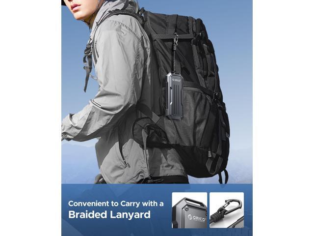 ORICO M.2 NVME SSD Enclosure 10Gbps with Lanyard M.2 NVMe/SATA Dual ...