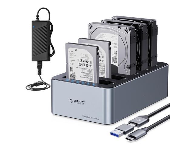ORICO 100TB USB C to SATA I/II/III 5 Bay External Hard Drive Enclosure ...