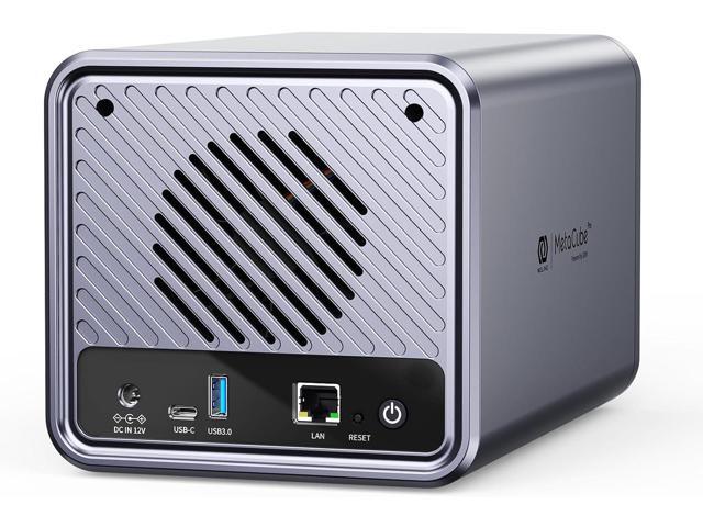 ORICO NAS Metabox Private Cloud 2 Bay NAS Storage Networkable Enclosure Support RAID Mode ...