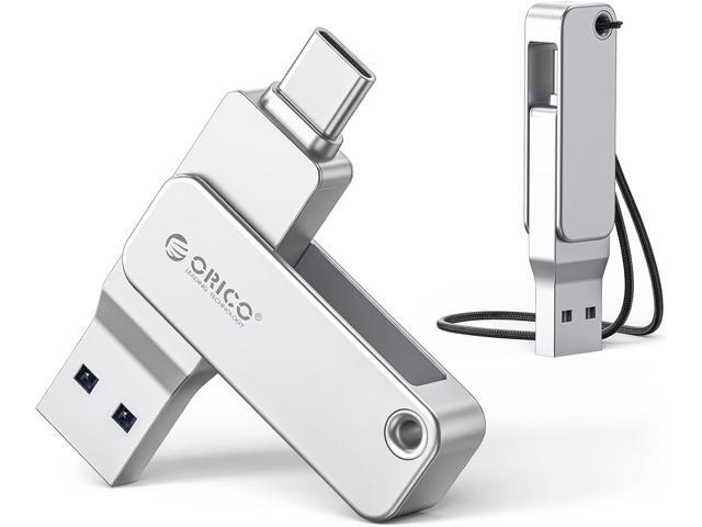 ORICO 256GB Dual USB 3.0 Flash Drive 150MB/s USB Thumb Drive Type-C and ...