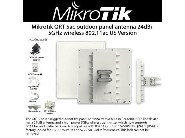MikroTik - RB911G-5HPACD-QRT-US - QRT-5 5GHz 802.11ac Dual Chain ...