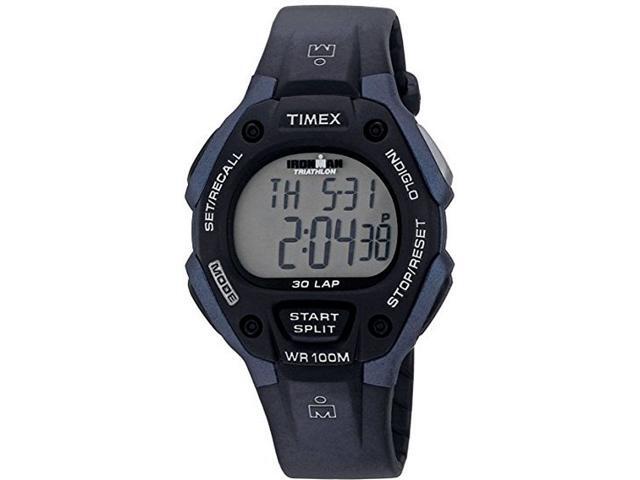Timex Men's T5H591 Black Polyurethane Quartz Watch with Grey Dial ...