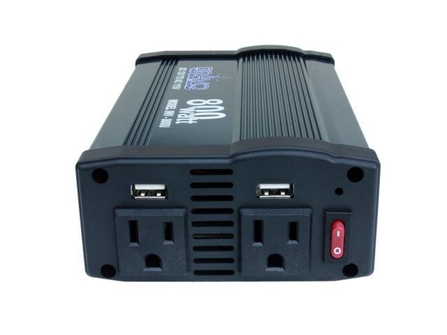 Bravo View INV-800U – 800-Watt Power Inverter with Dual USB Charging ...