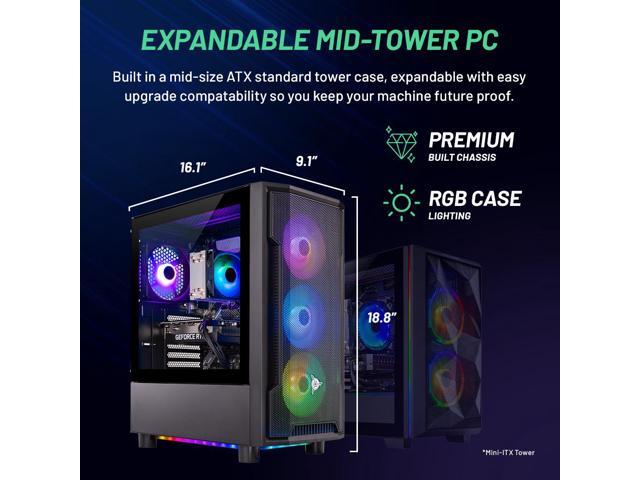 Skytech Shadow Gaming PC Desktop INTEL Core i5 12400F 2.5 GHz, NVIDIA ...