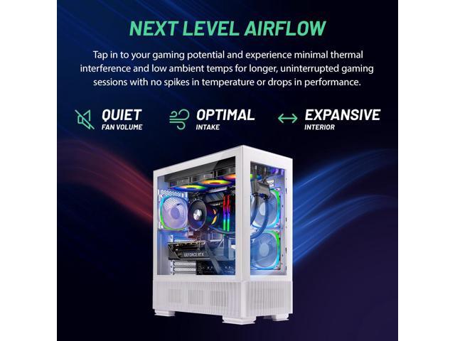 Skytech Azure 2 Gaming PC Desktop AMD Ryzen 9 7900X3D 4.4 GHz, NVIDIA ...