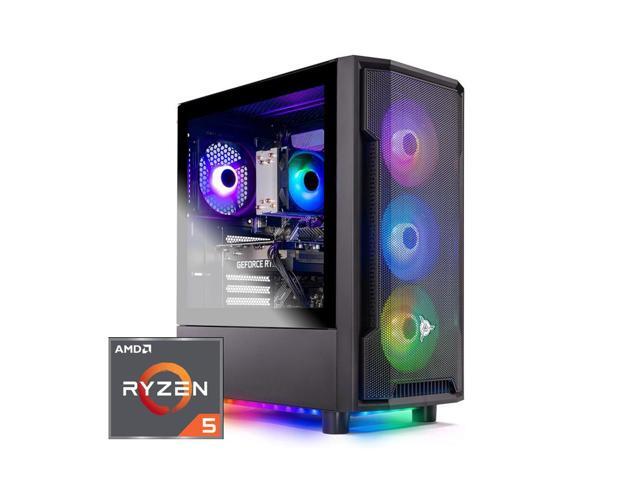Skytech Shadow Gaming PC Desktop AMD Ryzen 5 5600X 3.7 GHz, NVIDIA RTX ...