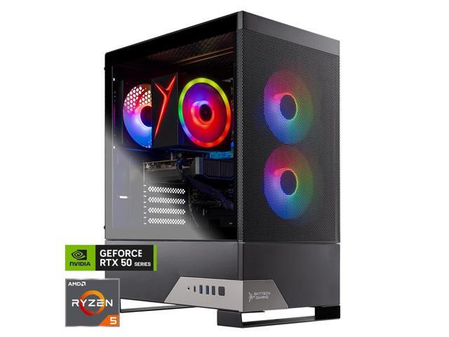 Skytech Gaming Nebula 2 Desktop PC, Ryzen 5 7600 3.8 GHz (5.1GHz Turbo ...