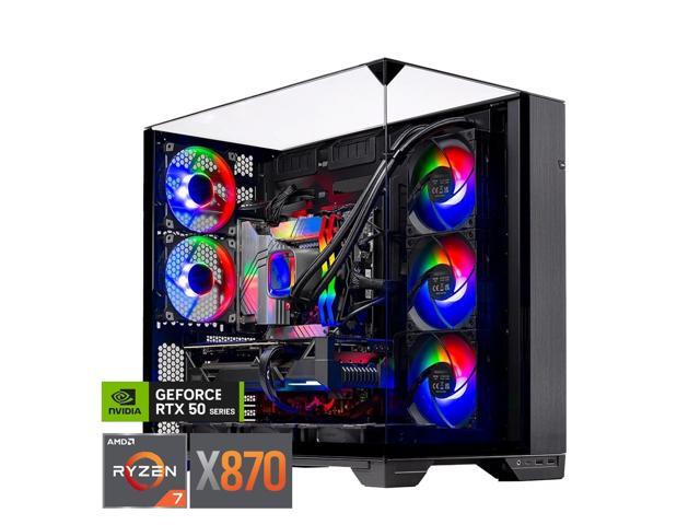 Skytech Gaming O11 Vision Gaming PC, AMD Ryzen 7 9800X3D 4.7GHz, NVIDIA ...