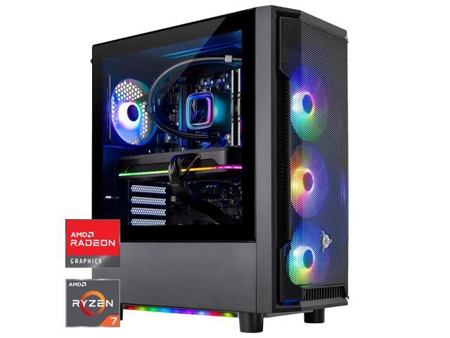 Skytech Gaming Shadow Gaming PC, AMD Ryzen 7 7700X 4.5GHz, AMD RX 9070 ...