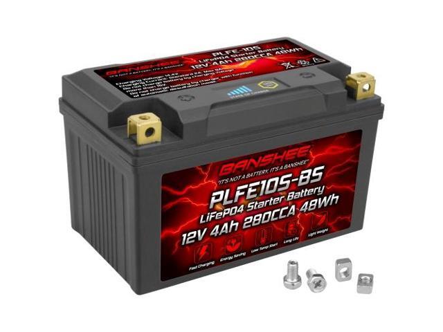 Banshee YTZ10S-BS Lifepo4 Lithium Motorcycle Battery Compatible with ...