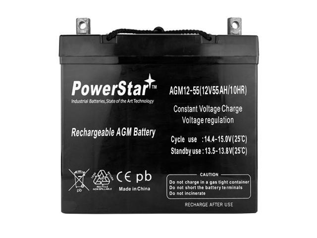 PowerStar UB12550 (Group 22NF) Battery - Universal Battery - 12V 55Ah ...