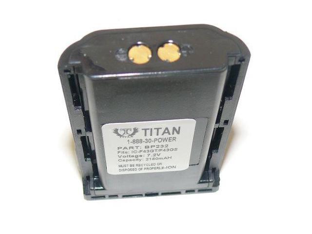 BP-232 BP-232N Battery for ICOM A14 F14 F24 F33GS F3021- - Newegg.com