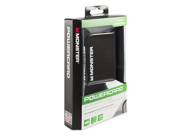 Monster 133342 Powercard Portable Battery - Slate Black - Newegg.com