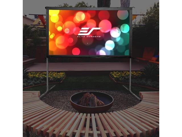 Elite Screens OMS110H2 Yard Master2 Fast Folding-frame Outdoor 100" 16: ...