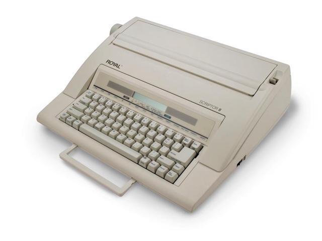 Royal 69147T Scriptor II Personal Portable Electronic Typewriter with ...