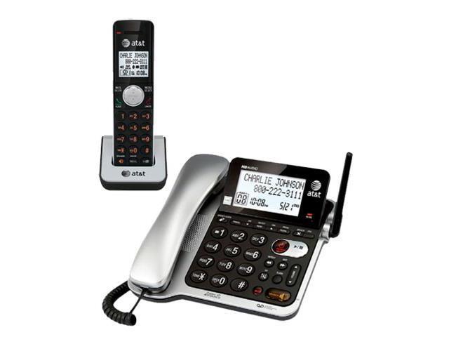 AtandT CL84102 Corded-Cordless Phone System With Answering System ...