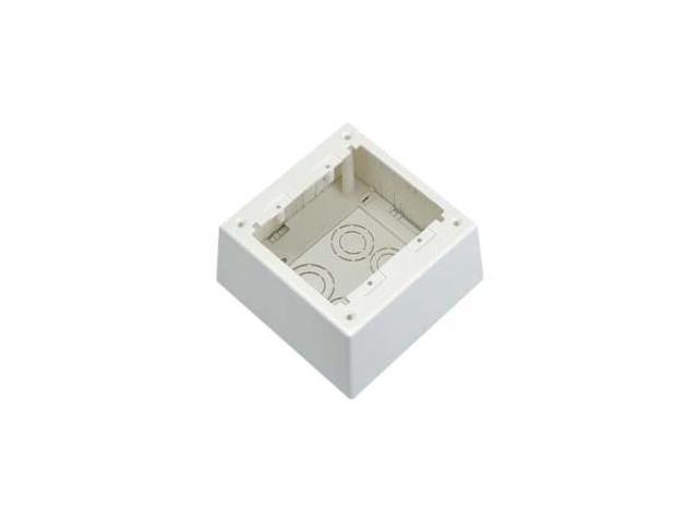 PANDUIT JBP2DIW Deep Junction Box, Gang, 2 Gang, PVC - Newegg.com
