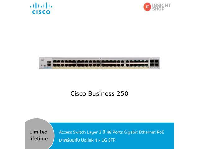 Cisco 250 CBS250-48P-4X 48 Port SFP+ L2 Managed Ethernet Switch ...