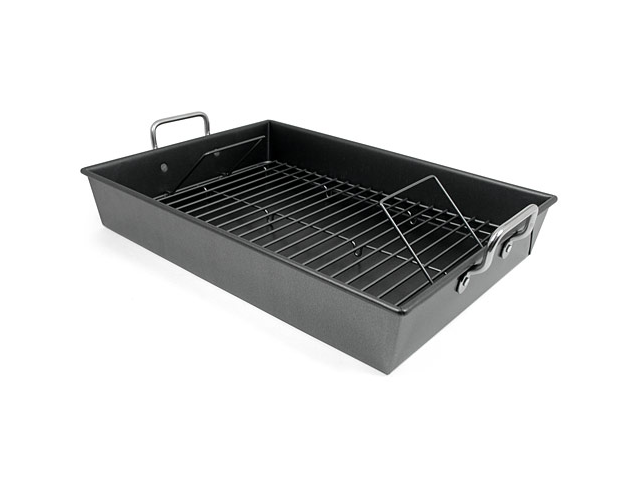 CHICAGO METALLIC 16917 Non-Stick Extra Large Roaster with Stainless ...