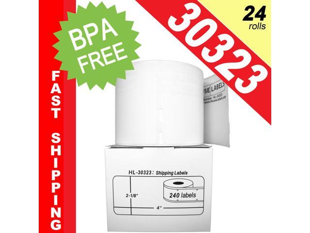 DYMO-Compatible 30323 (30573) Large Shipping Labels (2-1/8" x 4 ...