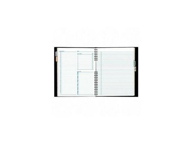 Blueline Notepro Undated Daily Planner, 9.25 X 7.25, Black Cover ...