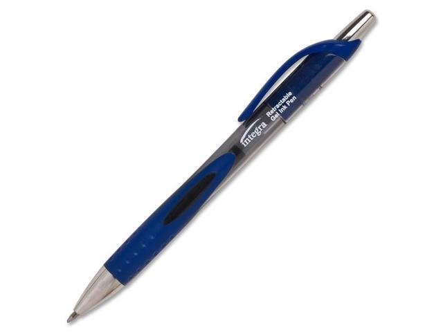 Integra 39068 Retractable Gel Pen 1 mm Pen Point Size - Blue Ink ...