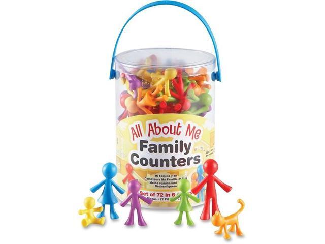Learning Resources All About Me Family Counters 72 Set 3372 - Newegg.com