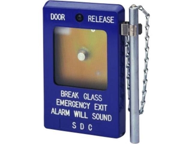 SECURITY DOOR CONTROLS SDC 491 BLUE BREAK GLASS STAT,EMG DOOR REL,2 ...