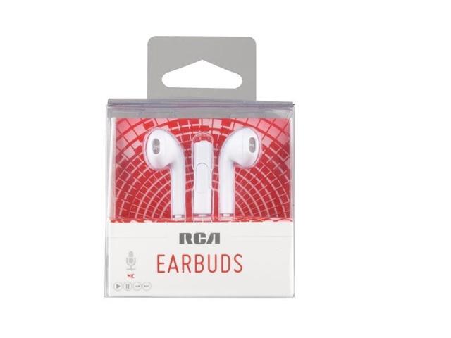 RCA HP180 Noise-Isolating Earbuds with Microphone - Newegg.com