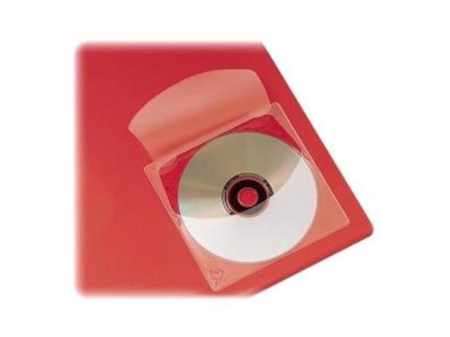 Cardinal CD Disk Pockets Self-Adhesive 5"x5" 10/Pack Clear 21845 ...