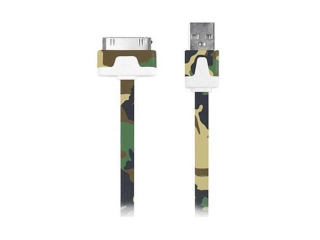 DigiPower IPL-FDC-CAMO 3.3' USB 30 Pin Apple Cable Camo - Newegg.com