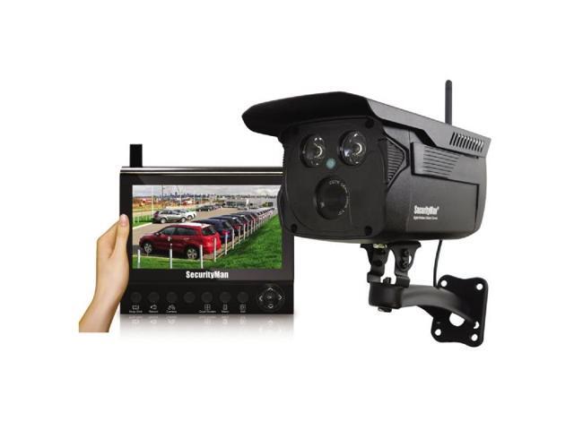 SECURITYMAN DIGIOUTLCD 4-Channel Digital Wireless Security System ...