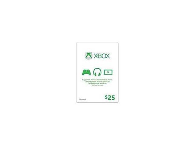 MICROSOFT LIVE CARD 25 DOLLARS - Newegg.com