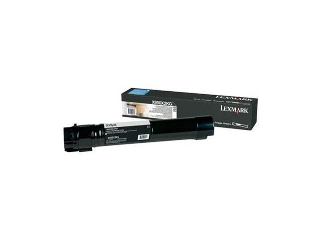 Lexmark X950X2KG Black Extra High Yield Toner Cartridge for Lexmark ...