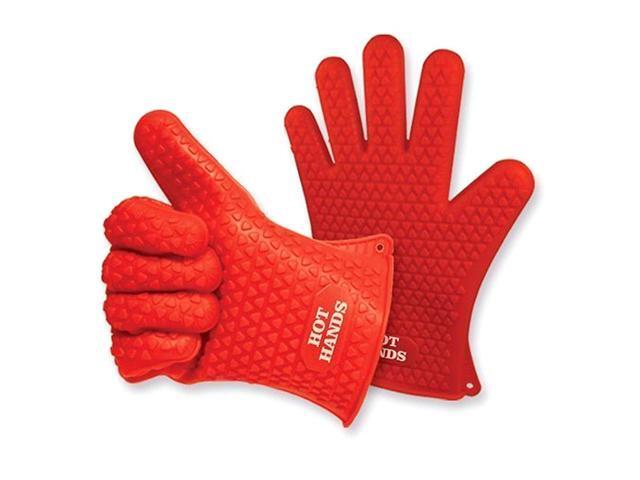Hot Hands- Non-Slip Silicon Cooking Gloves Grab Flip Shred Hot Meals ...