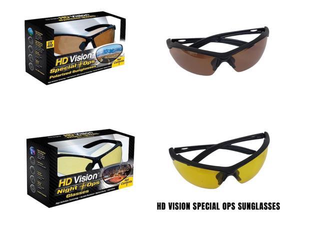 HD Vision Special Ops Sunglasses Day & Night MO KIT - Newegg.com