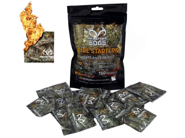 RealTree Edge Fire Starters Lights any Fire Fast - 12 Pack - Newegg.com