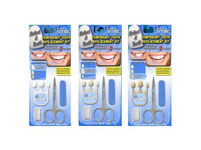 Instant Smile Select A Tooth Temporary Tooth Replacement Kit- Combo ...
