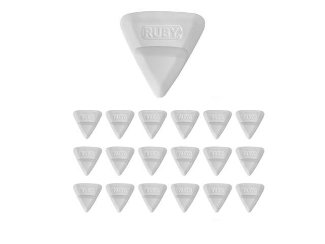 Ruby Space Triangles, 18-Pc Hanger Hooks, White - Newegg.com