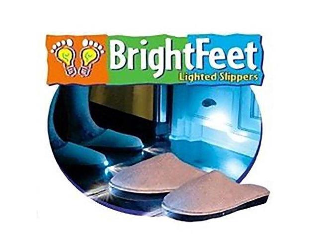 Bright Feet Lighted Slippers- Adult- Navy Blue (Small) - Newegg.com