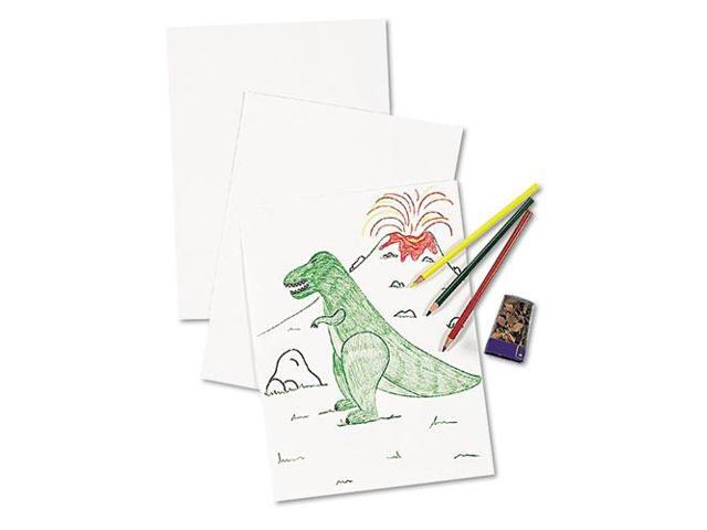 Pacon White Drawing Paper 47 lbs. 18 x 24 Pure White 500 Sheets/Ream ...