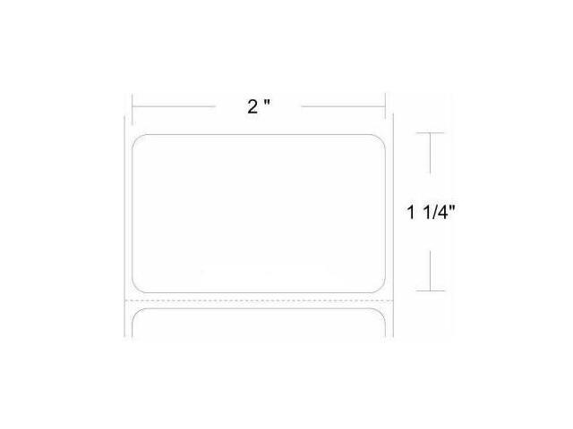 Zebra 10015772 2"x1.25" 8000D Lab Labels - 1 Case (12 Rolls) - Newegg.com