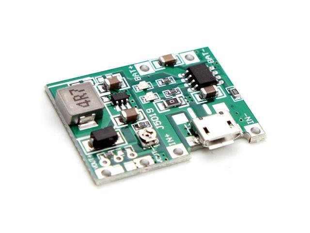Micro-USB TP4056 3.7V Battery Charger Module Step-up Boost 5V 9V 12V ...