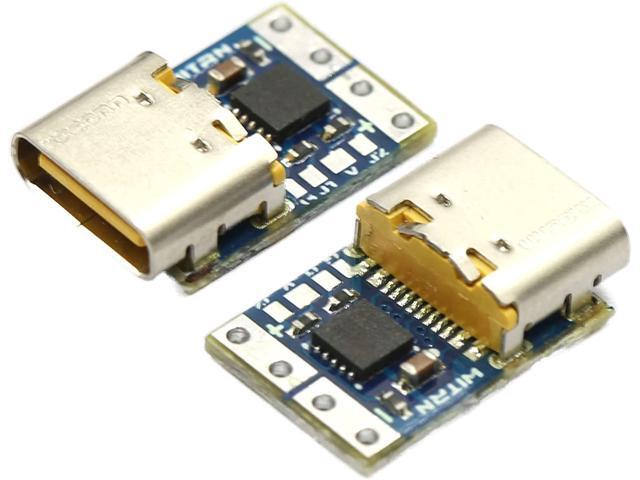 (2 Pack) JacobsParts USB-C PD 15V DC Fixed Voltage Power Trigger Module ...