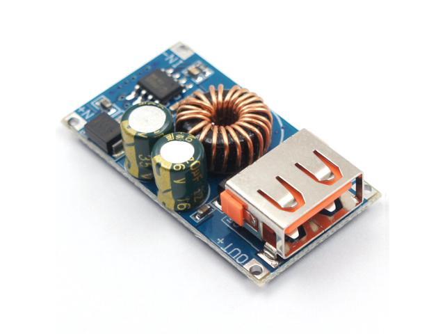 24W USB QC 3.0 Fast Charge Step-down Buck Module Power 6-30V DC Input ...