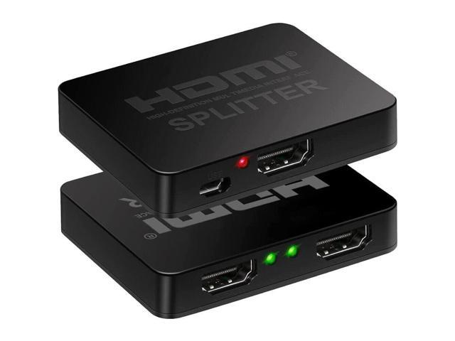 Active HDMI Splitter Powered Amplifier 1x2 4K 2160P 1080P Screen ...